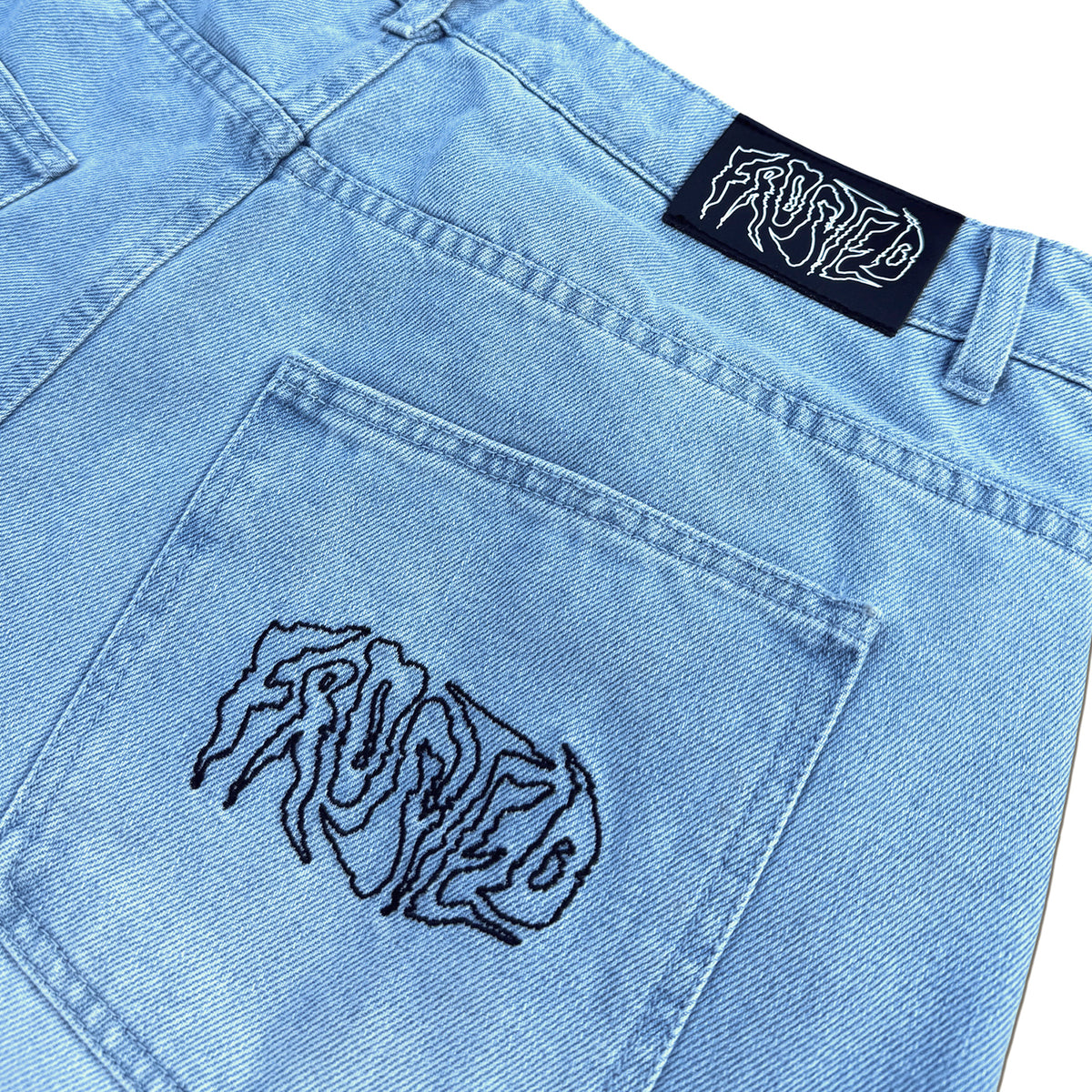 Wavy Jorts, Sun Faded Blue – EXOSHOP