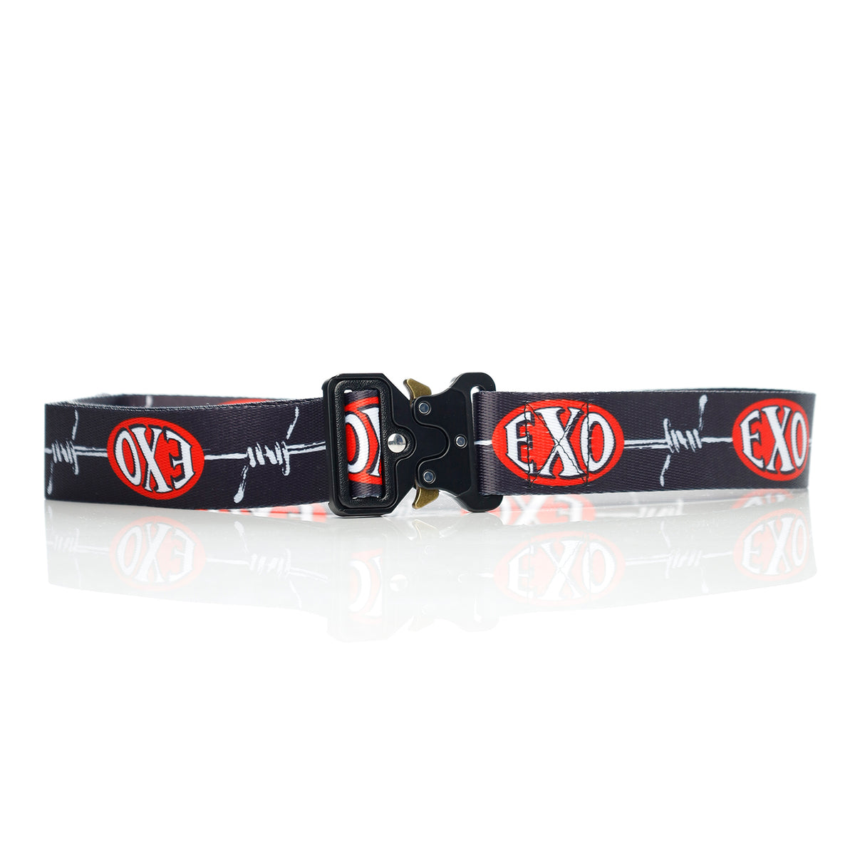 OG Logo Tactical Belt, Black/White/Red – EXOSHOP