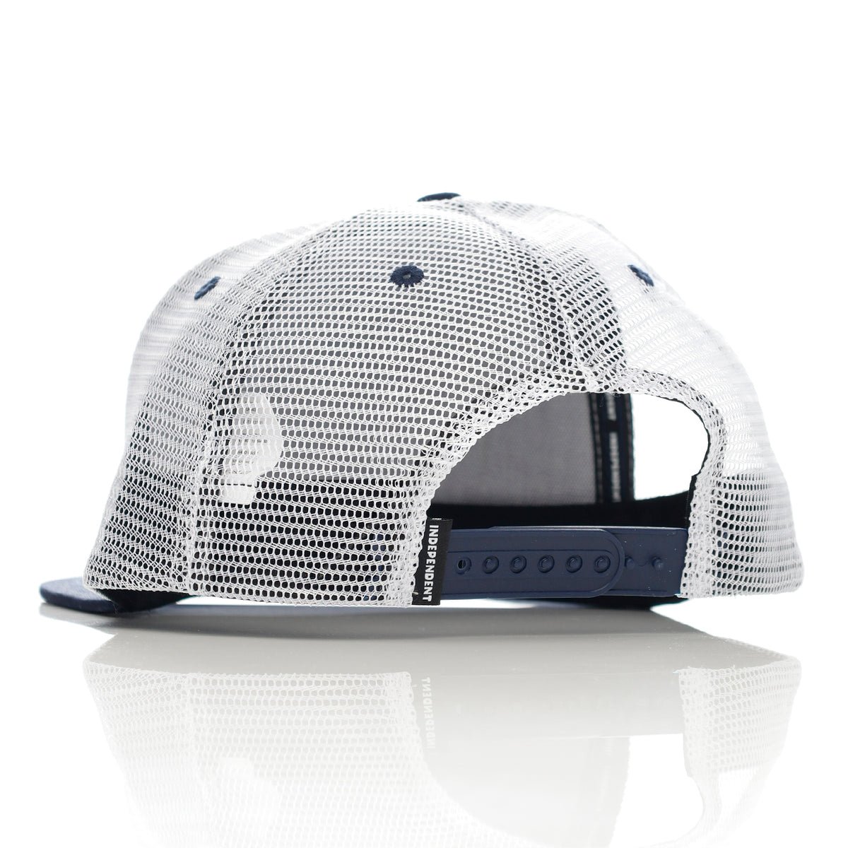 Span Mesh Trucker, White/Navy – EXOSHOP