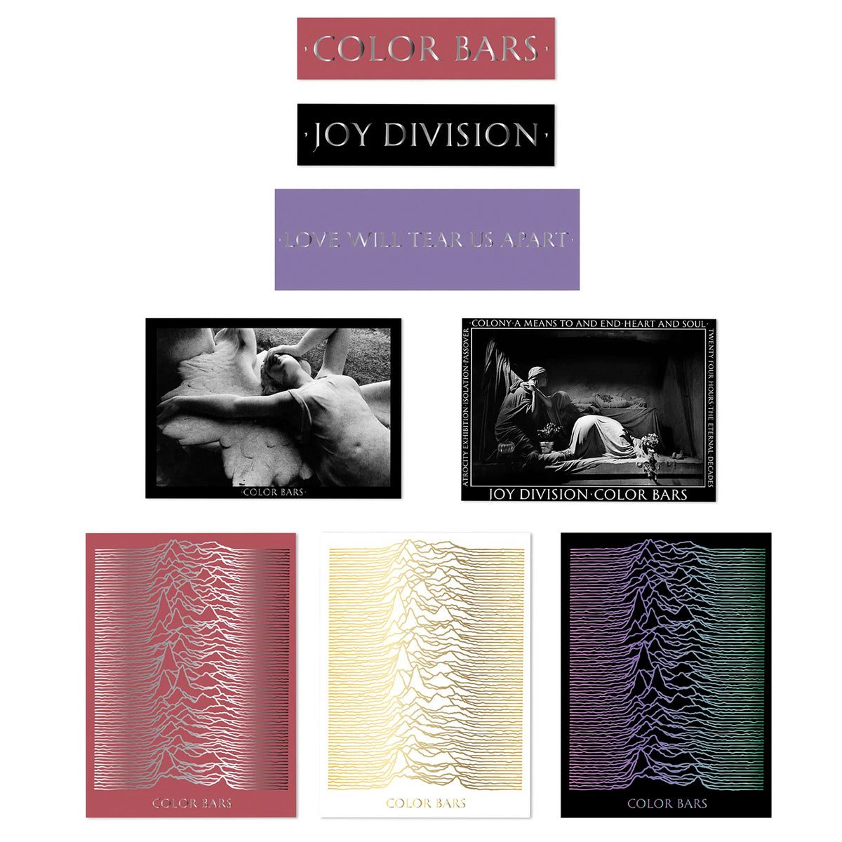 x Joy Division Sticker Pack, Multi – EXOSHOP