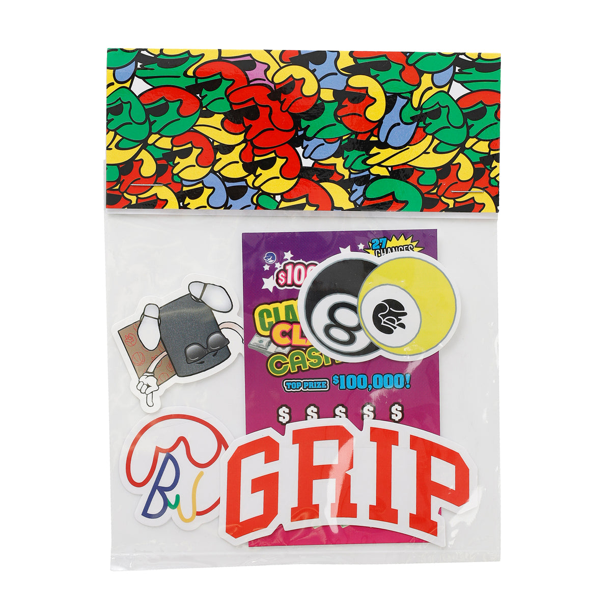 Sticker 5 Pack, Multicolor – EXOSHOP