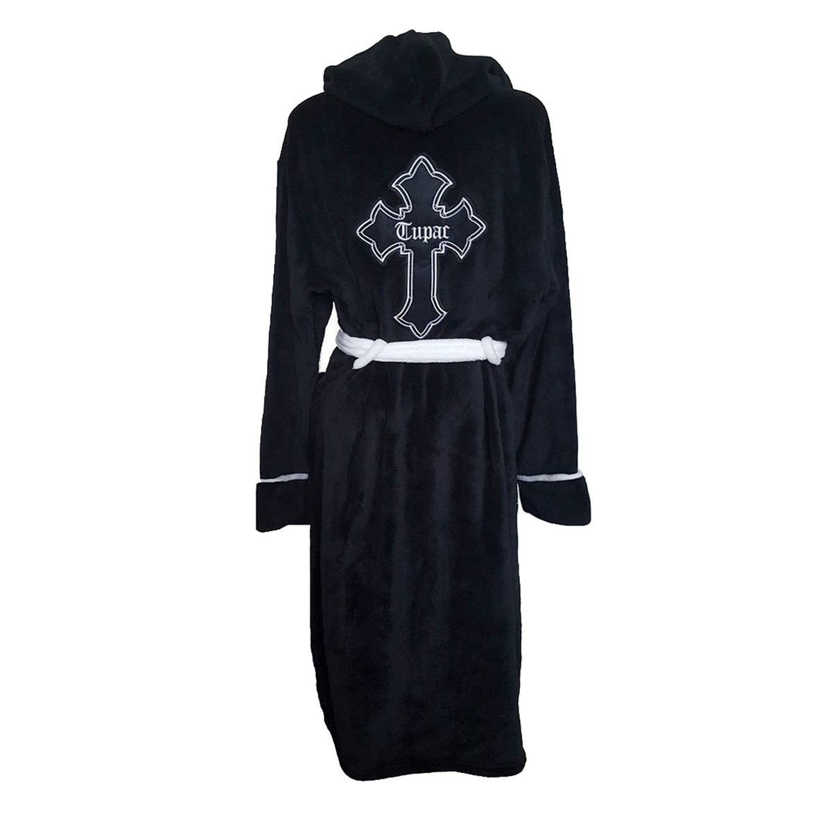 Tupac 'Cross' Robe, Black/White – EXOSHOP