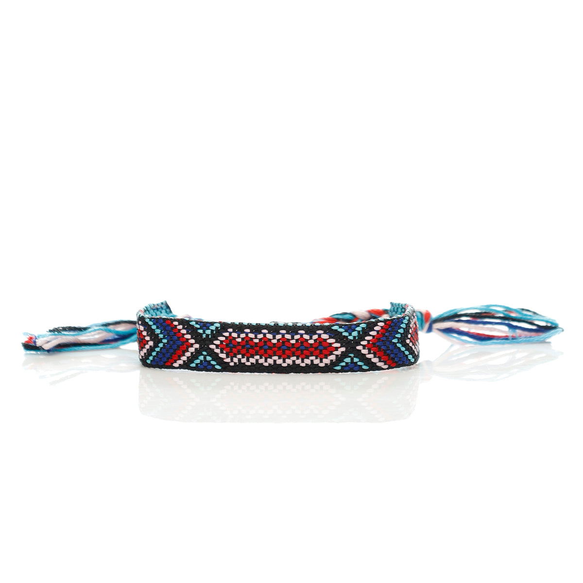 Large Friendship Bracelet, Black/Multi – EXOSHOP