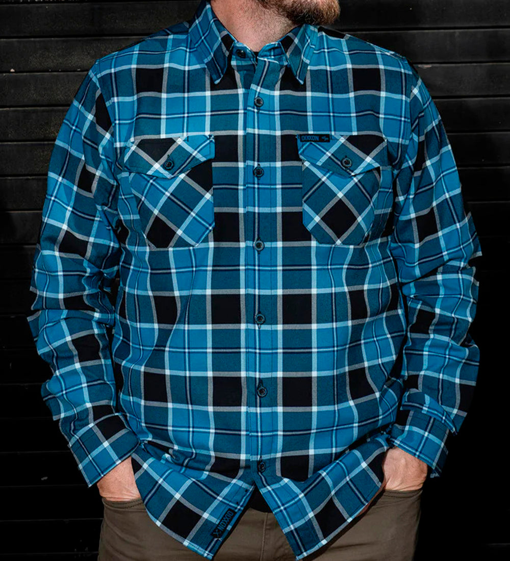 Thrice Identity Crisis Flannel, Blue/Black/White – EXOSHOP