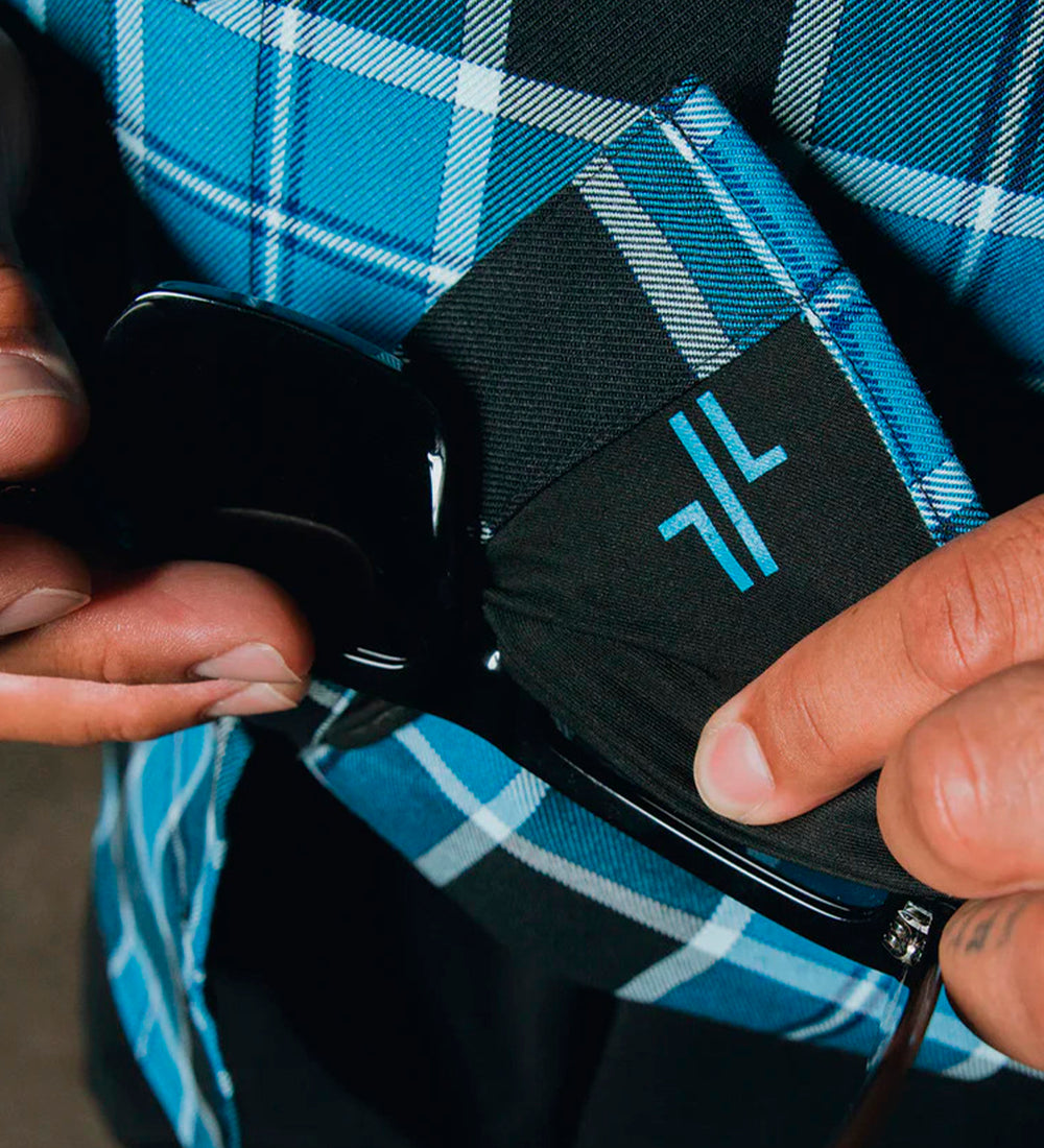 Thrice Identity Crisis Flannel, Blue/Black/White – EXOSHOP