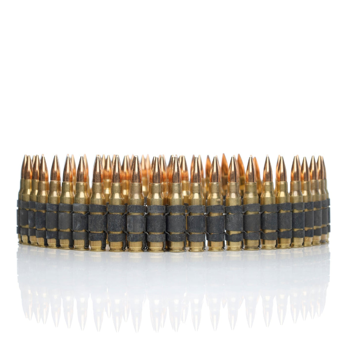 .308 Bullet Belt 42", Brass Shell/Cooper Tips/Black Links – EXOSHOP