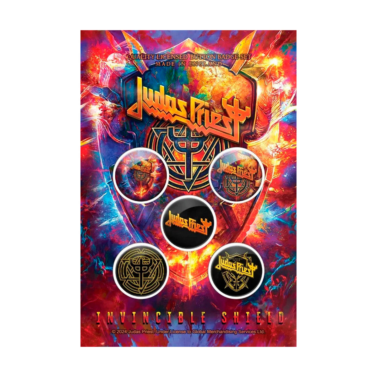 Invincible Shield Pins Pack – EXOSHOP