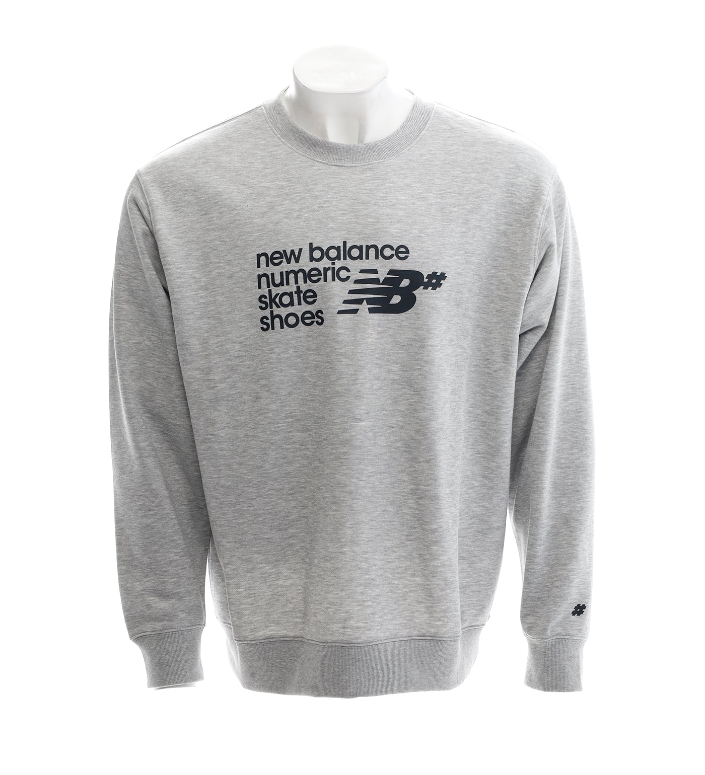 French Terry Big Logo Logo Crew, Heather Grey – EXOSHOP