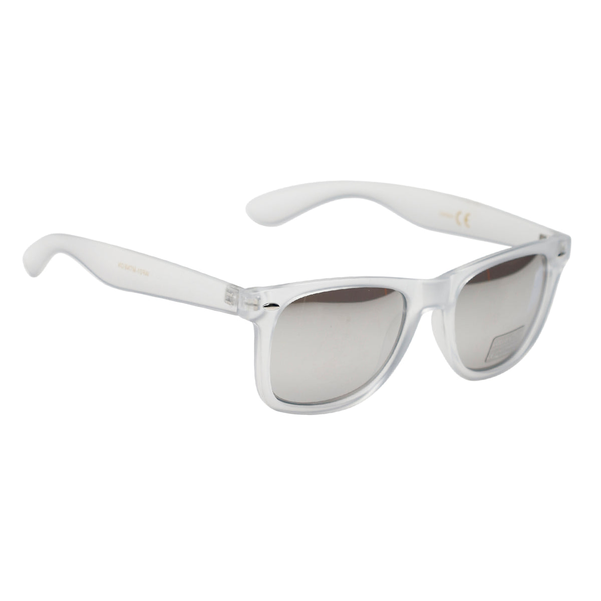 Wayfarer, Clear Matte Frame/Silver Mirror – EXOSHOP