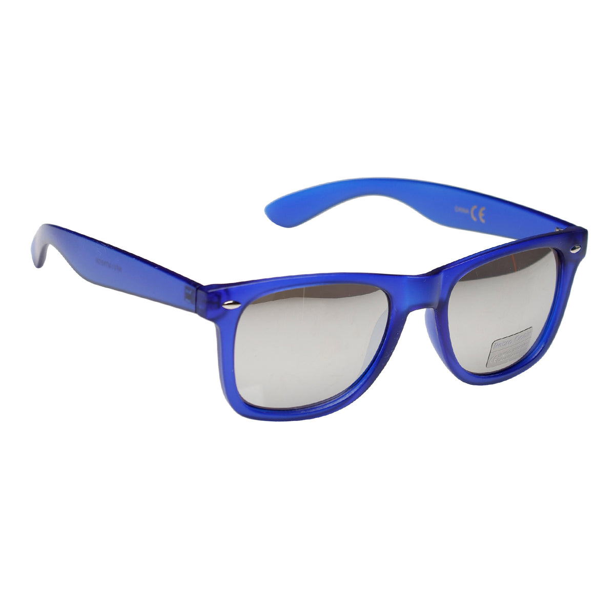 Wayfarer, Clear Blue Frame/Silver Mirror – EXOSHOP