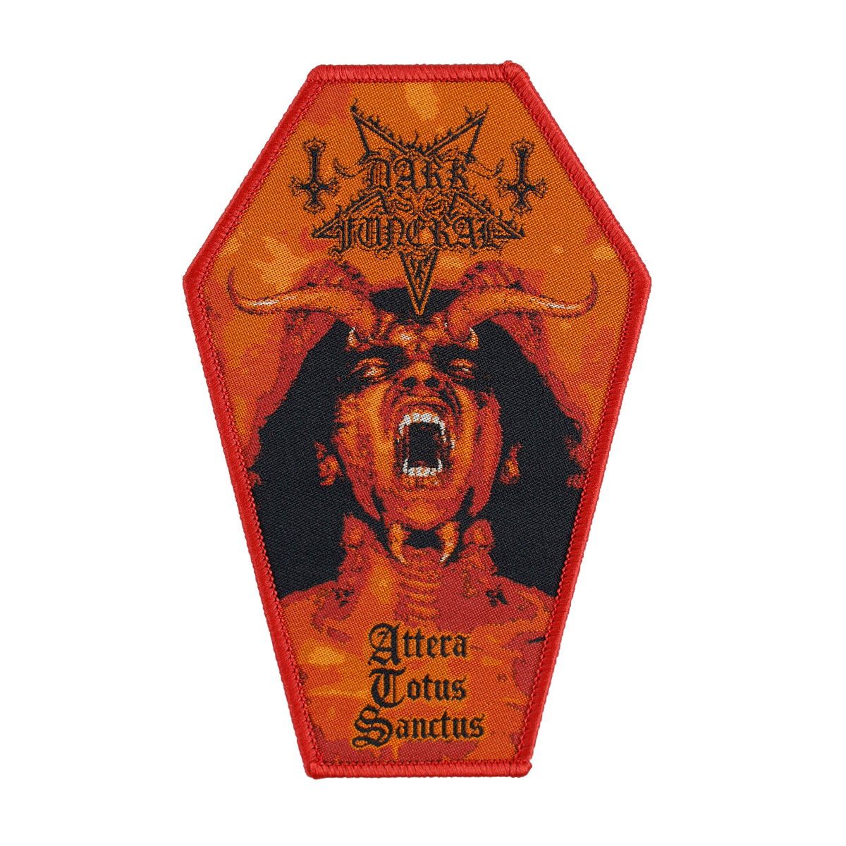 Attera Totus Sanctus Coffin, Red Border – EXOSHOP
