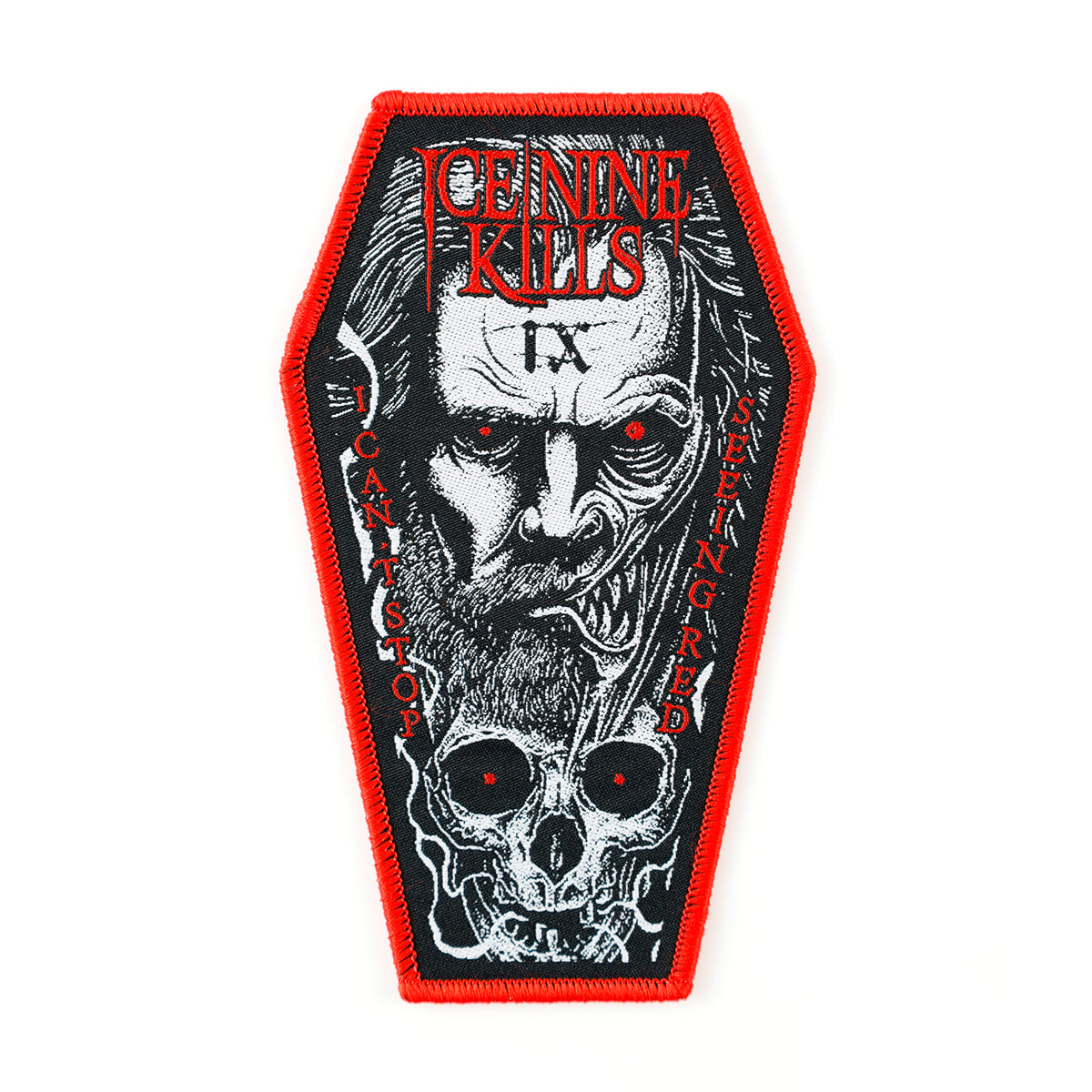 The Coffin Is Moving Coffin, Red Border – EXOSHOP