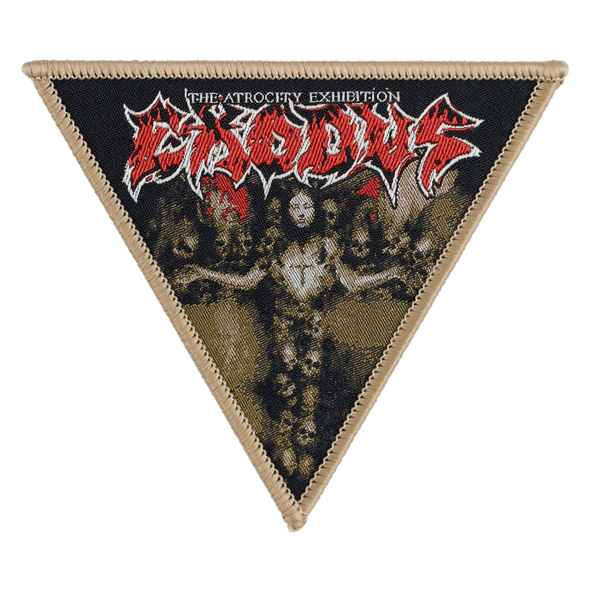 The Atrocity Exhibition Triangle, Beige Border – EXOSHOP