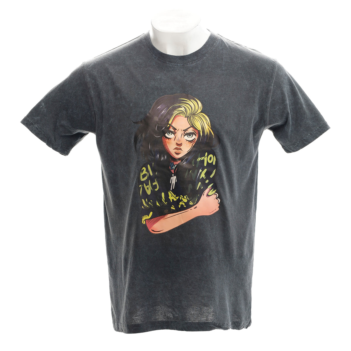 Anime Billie, Stone Wash Black – EXOSHOP