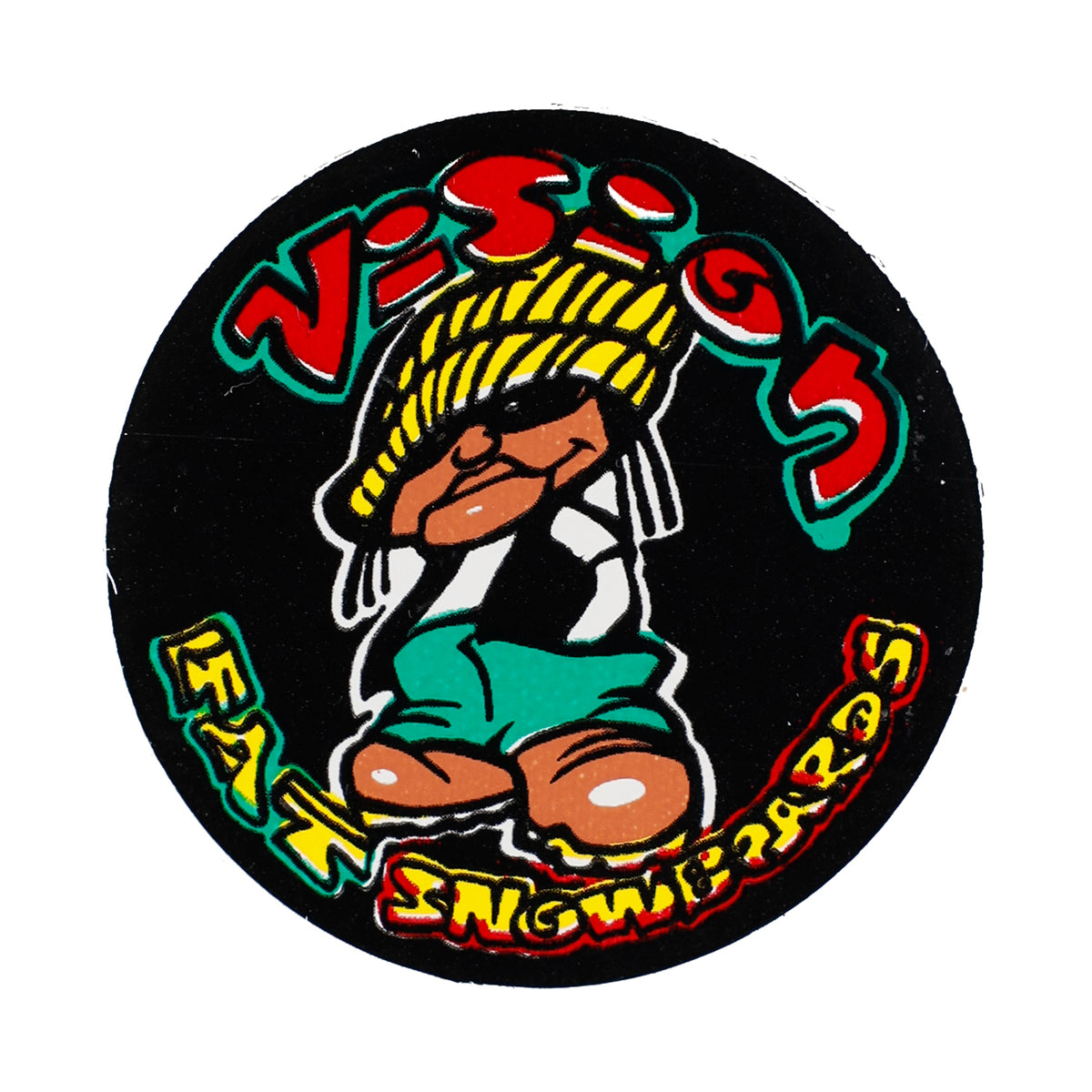 Vintage 1980's Sticker - Rasta, Multi – EXOSHOP