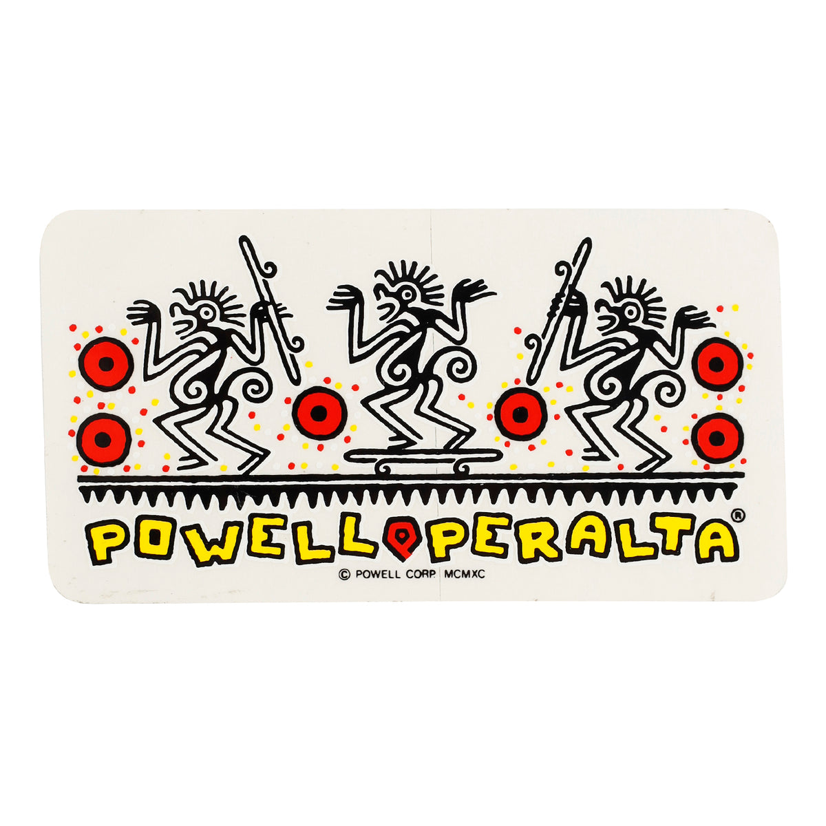 Vintage Sticker - Tribal Skater, Multi/Transparent – EXOSHOP
