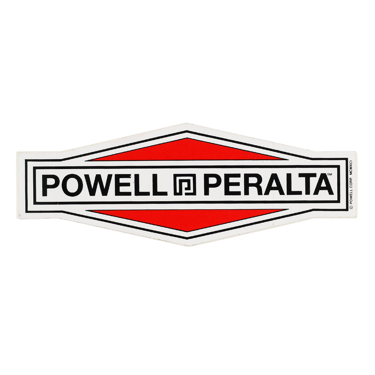 Vintage Sticker - OG Logo, White/Red/Black – EXOSHOP