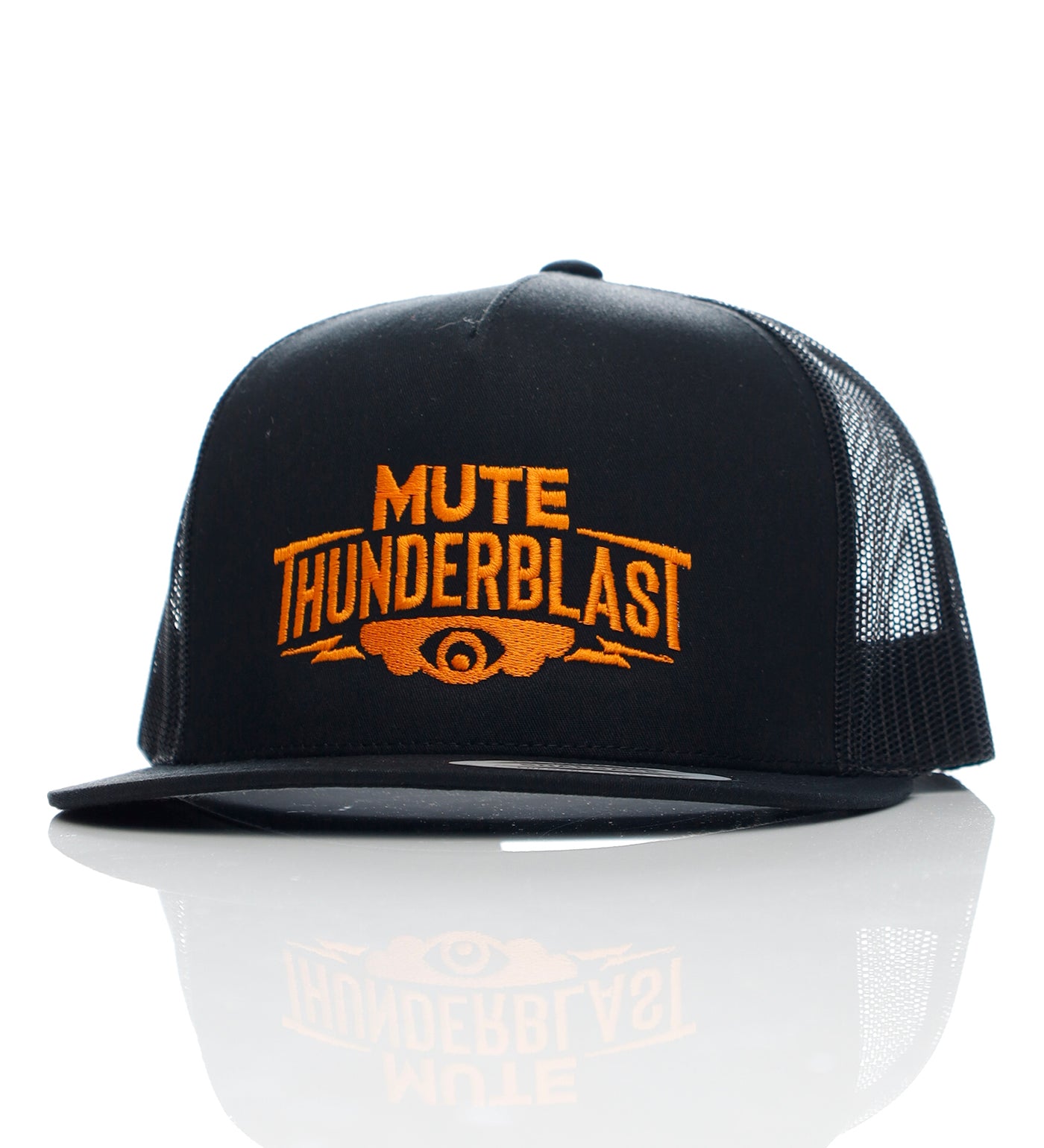 Thunderblast Trucker, Black/Orange – EXOSHOP
